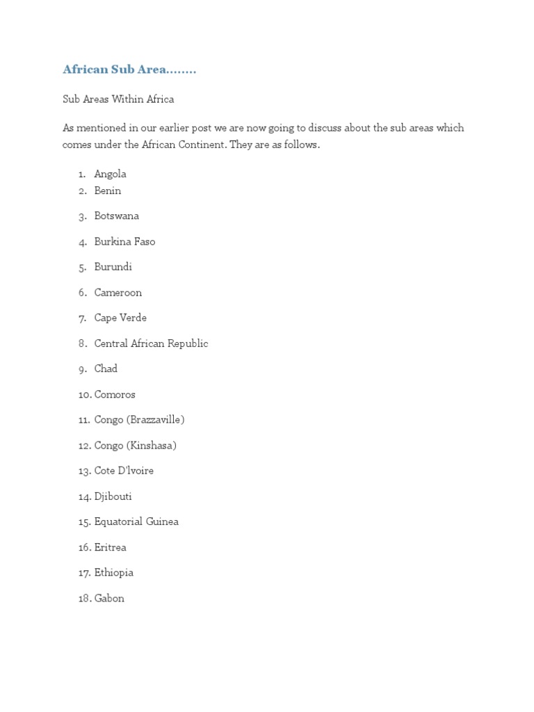 Iata Traffic Conference Areas | South America | Africa