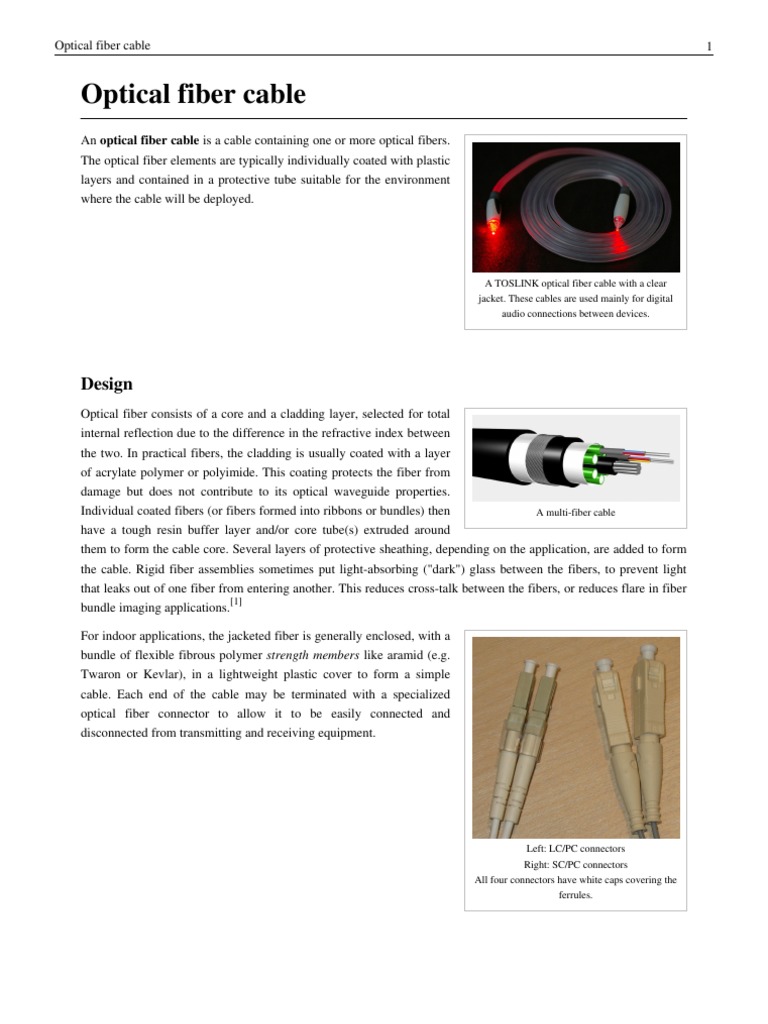 Fibre Color Codes | Download Free PDF | Optical Fiber | Electromagnetic ...