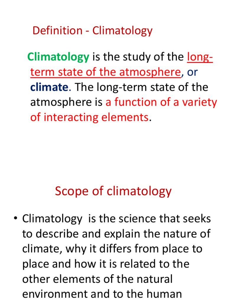 Elements Climatology Lesson 2 | PDF | Climate | Precipitation