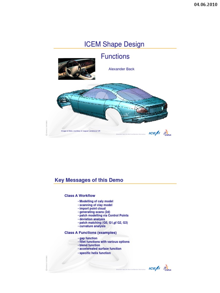 ICEM Shape Design | PDF | Computing And Information Technology