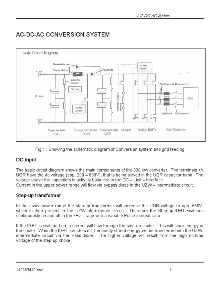AC DC Ac | PDF | Power Inverter | Capacitor