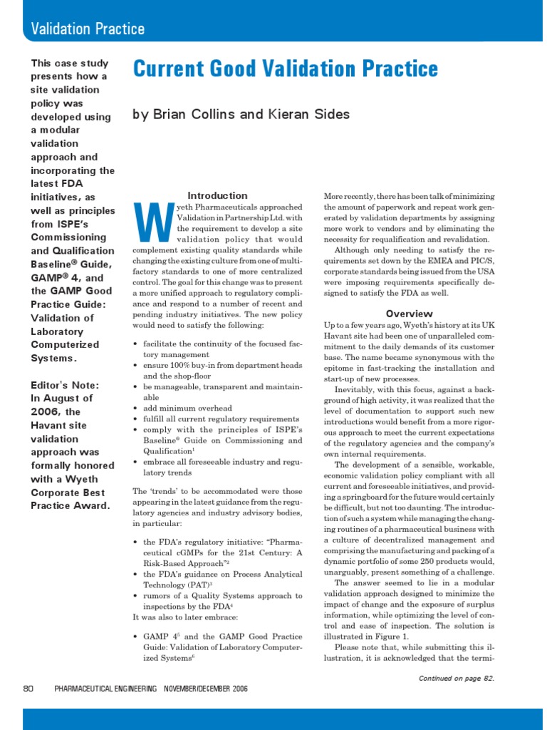ISPE Article | Download Free PDF | Verification And Validation | Specification (Technical Standard)