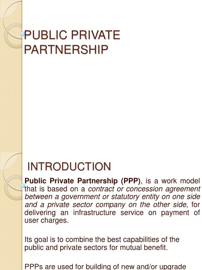 PPP Models | Public–Private Partnership | Infrastructure