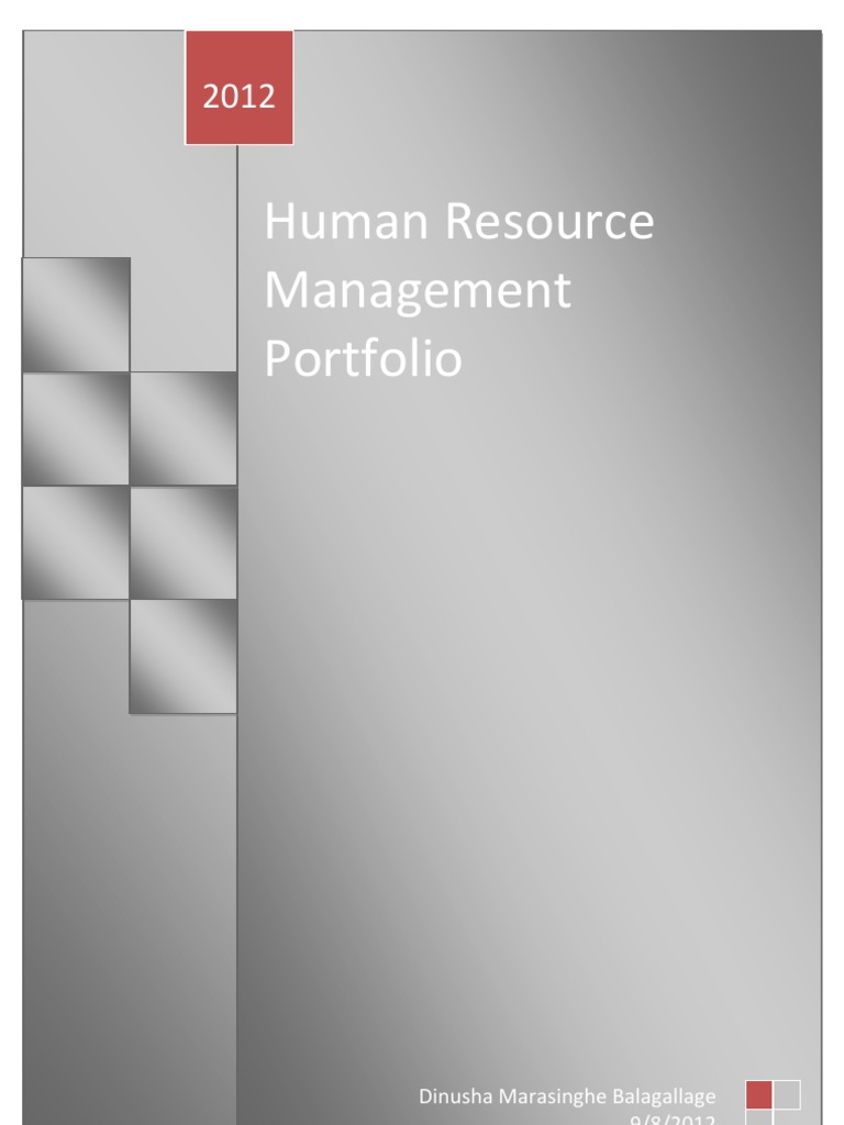 HR Management Portfolio Overview | PDF | Employment | Human Resource ...