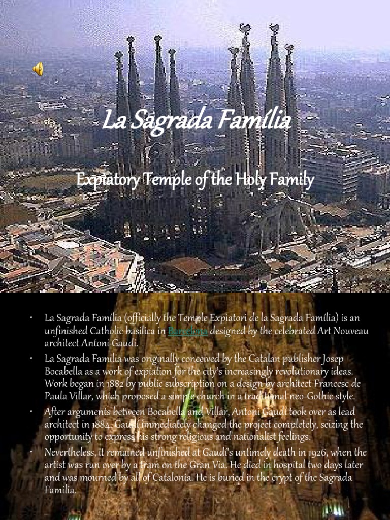La Sagrada Família | PDF | Religion And Belief | Sculpture