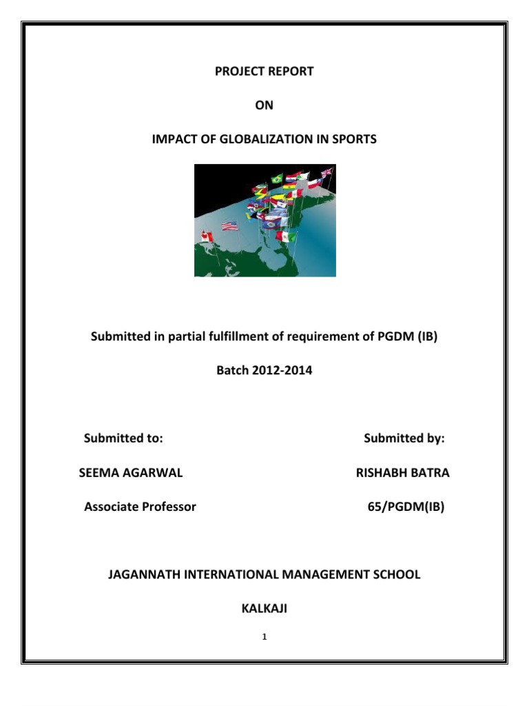 Impact of Globalization | PDF | Marketing Research | Globalization