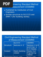 CESMM4 for Quantity Surveyors | PDF | Engineering | Civil Engineering