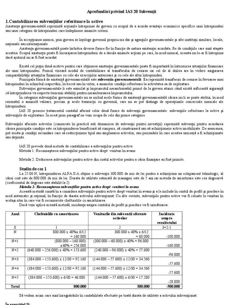 Suportul Meu IAS 20 | PDF