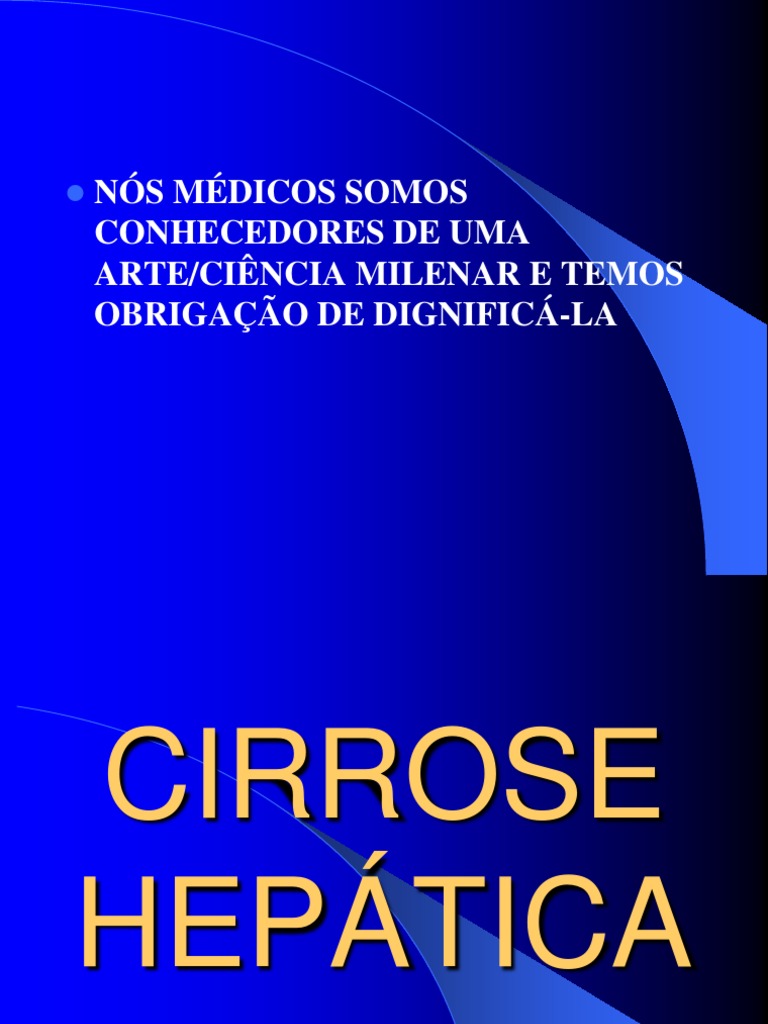 Cirrose Hepática | PDF