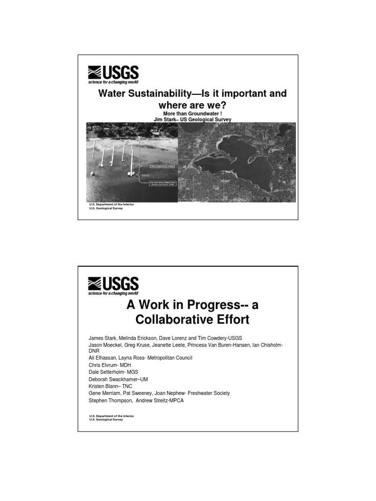 Stark Handout | PDF | Water Quality | Groundwater