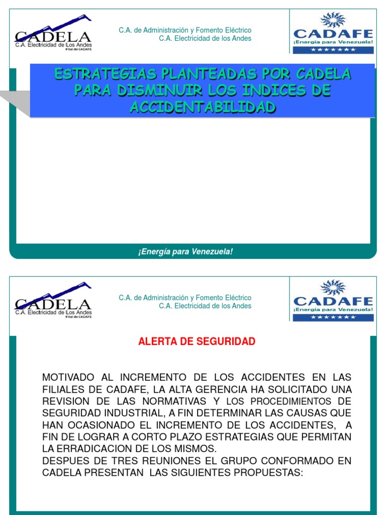 Estrategias de Seguridad en CADAFE | PDF
