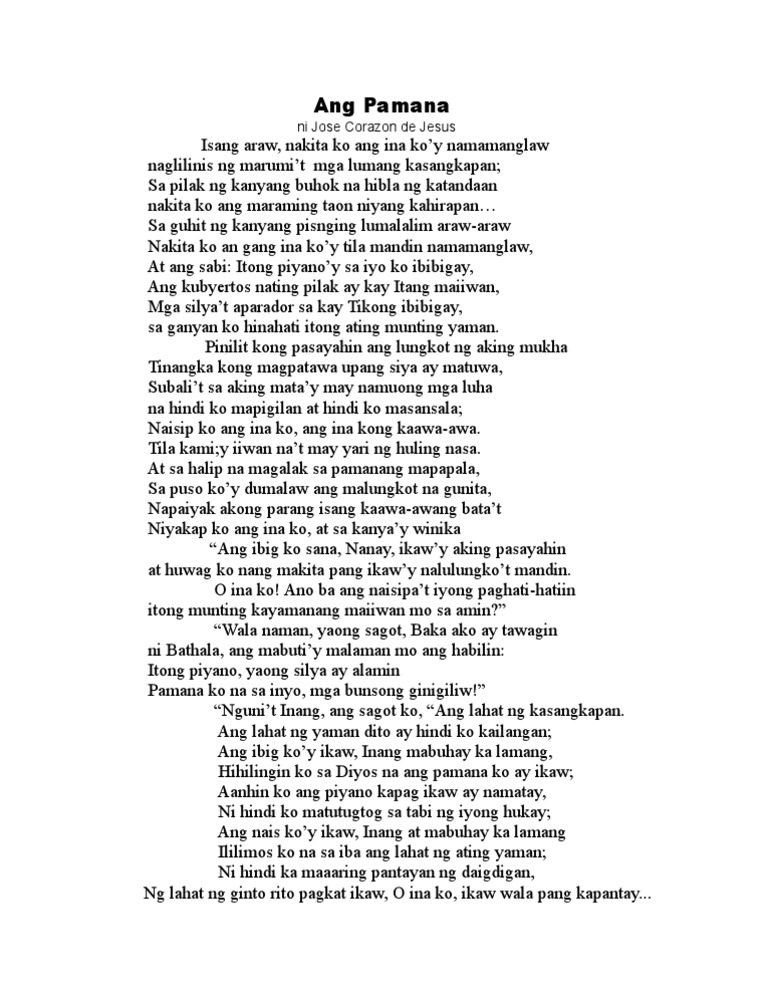 Ang Pamana | PDF