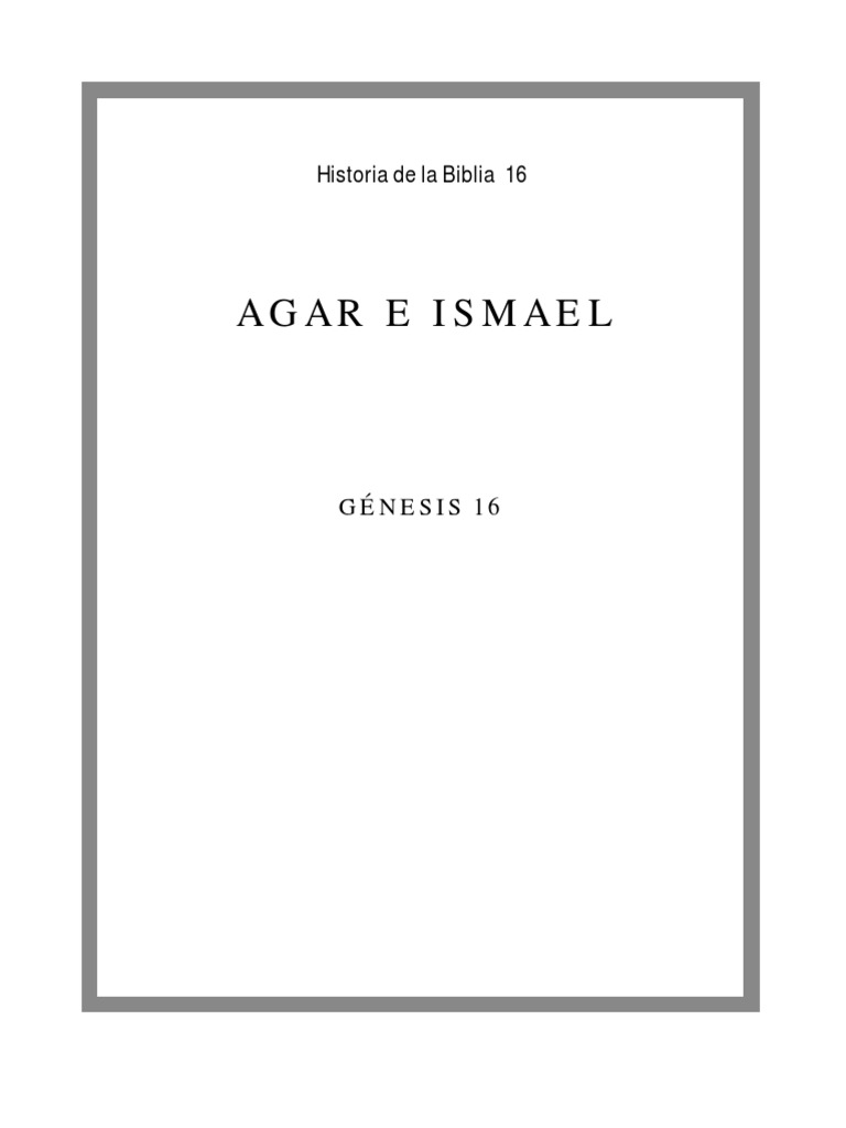 Agar e Ismael | PDF | Religión y espiritualidad
