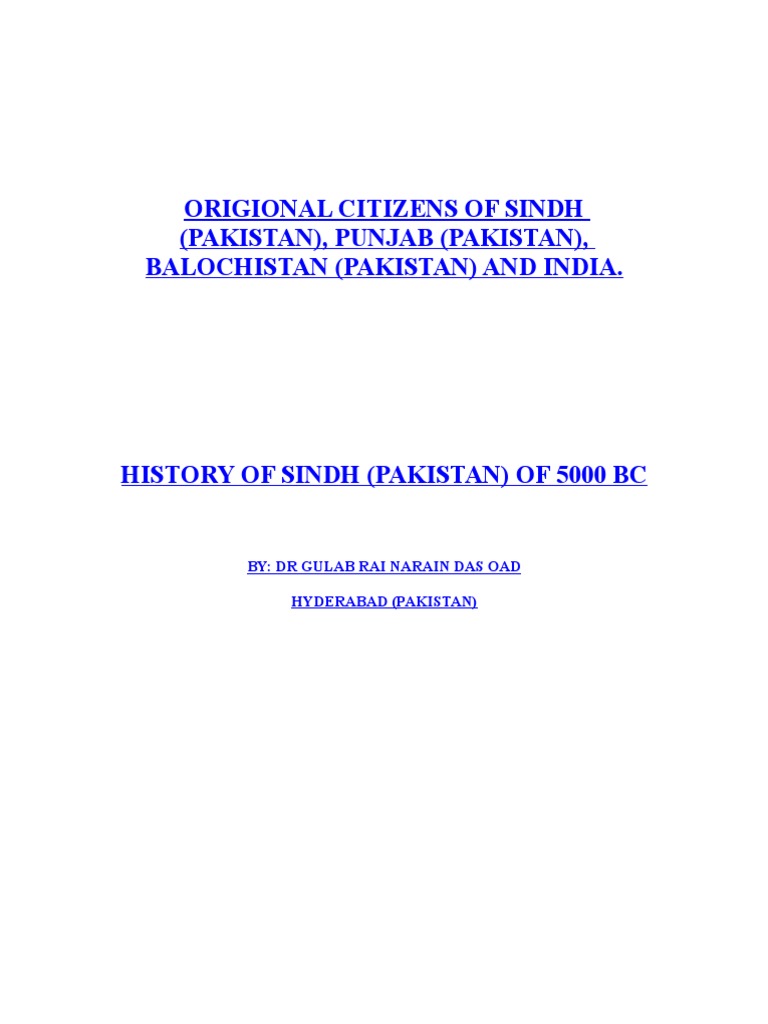 History of the OAD Dravidian Tribe | PDF | South Asia | Pakistan