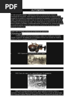 Línea Del Tiempo Historia de La Ingeniería Automotriz | PDF | Motores | Vehículos terrestres