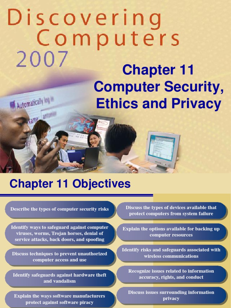 Computer Security, Ethics and Privacy | PDF | Computer Virus | Internet Privacy