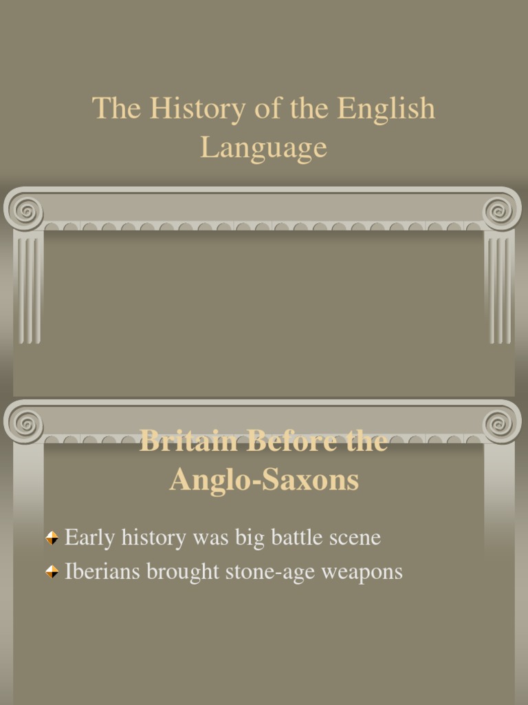 The History of The English Language | PDF | Anglo Saxons | Beowulf
