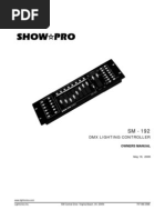 DMX 512 Controller User Manual | PDF | Electrical Engineering | Computing