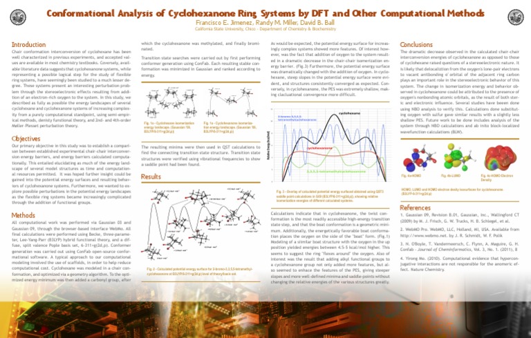 ACS Poster 2013 | Computational Chemistry | Conformational Isomerism