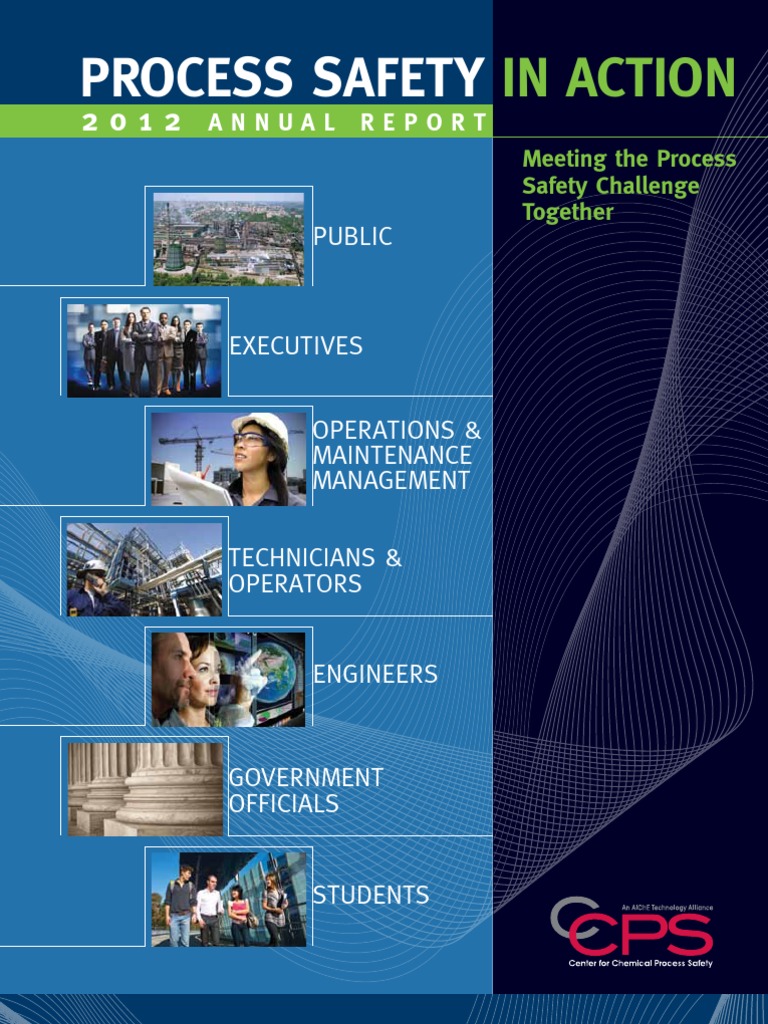 CCPS - Process Safety in Action Annual Report and Chart | PDF ...