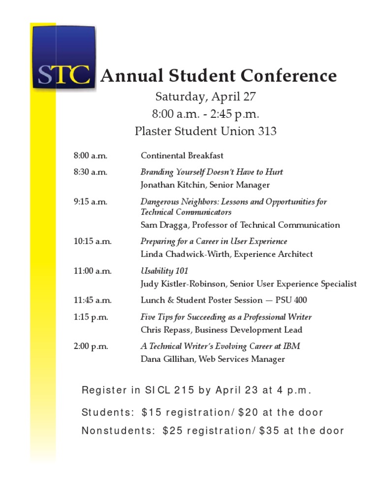 STC Annual Student Conference 2023 | PDF
