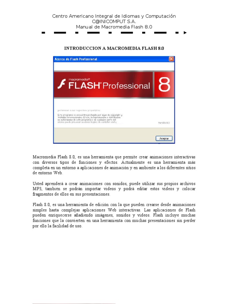 Manual de Macromedia Flash 8 | PDF | Animación | Herramientas