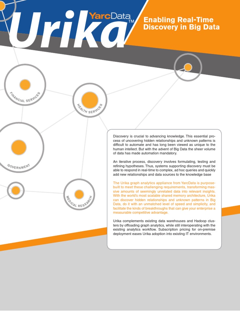 Cray Urika YarcData Product Brief | PDF | Central Processing Unit | Big ...