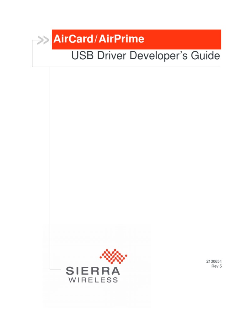 USB Driver Developers Guide Rev 5 | PDF | High Speed Packet Access | Usb