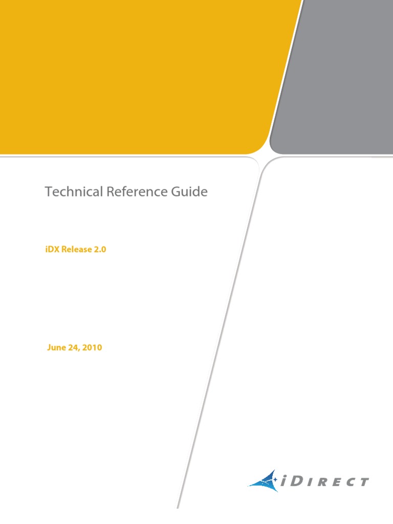 IDIRECT Technical Reference Guide | PDF | Quality Of Service | Forward ...