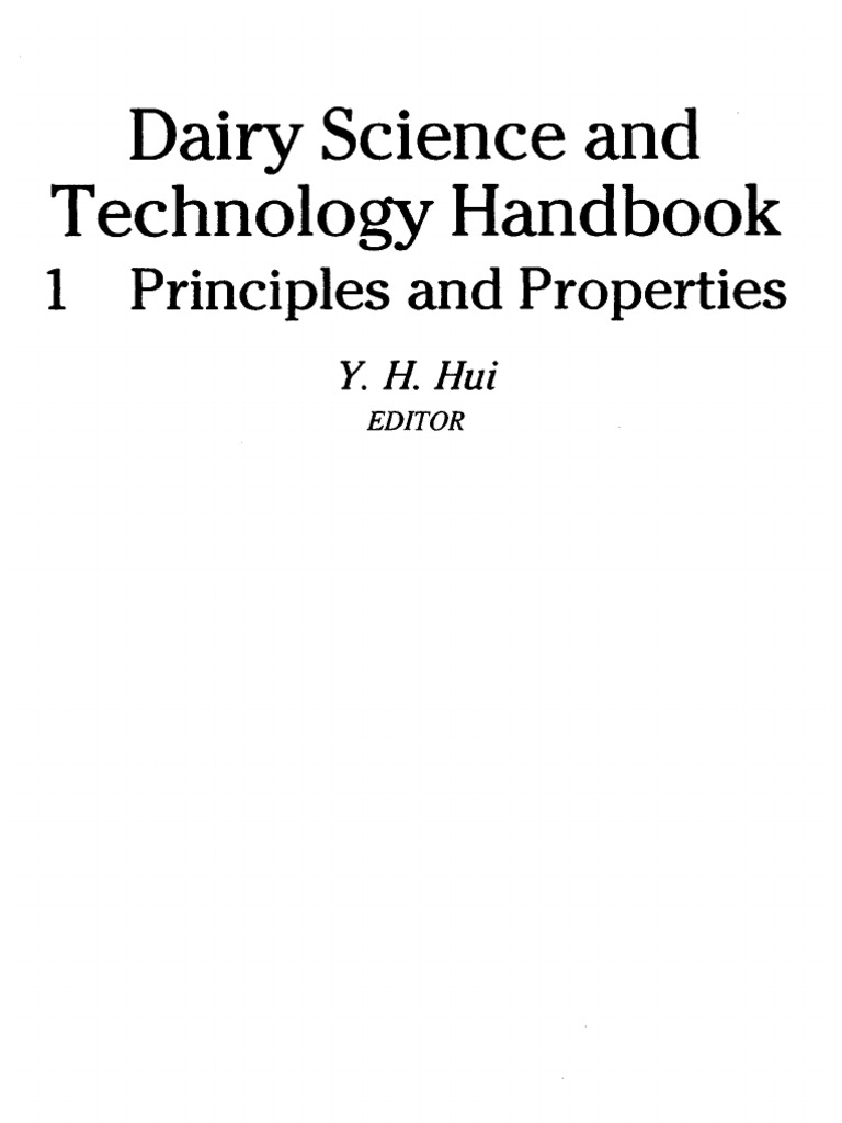 Dairy Science and Technology Handbook | PDF | Cheese | Yogurt
