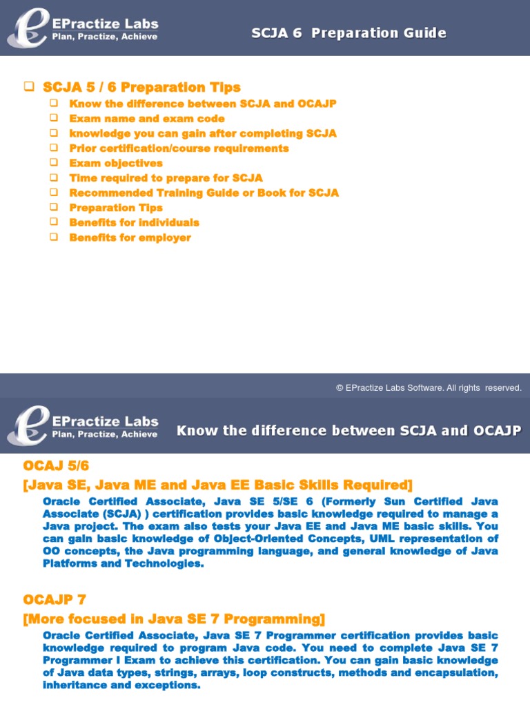 SCJA 6 Preparation Guide | PDF | Computer Engineering | Information ...