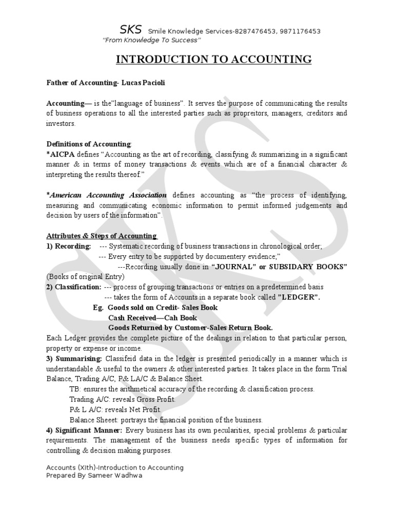 Introduction to Accounting | Debits And Credits | Bookkeeping