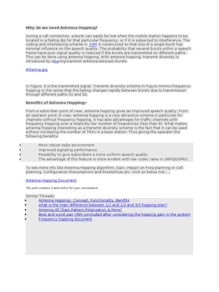 Antenna Hopping | PDF | Antenna (Radio) | Broadcast Engineering