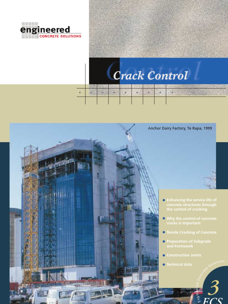 Crack Control - ECS PDF | PDF | Casting (Metalworking) | Concrete