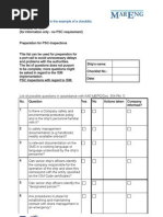 MLC Inspection Checklist | PDF | Sailor | Occupational Safety And Health