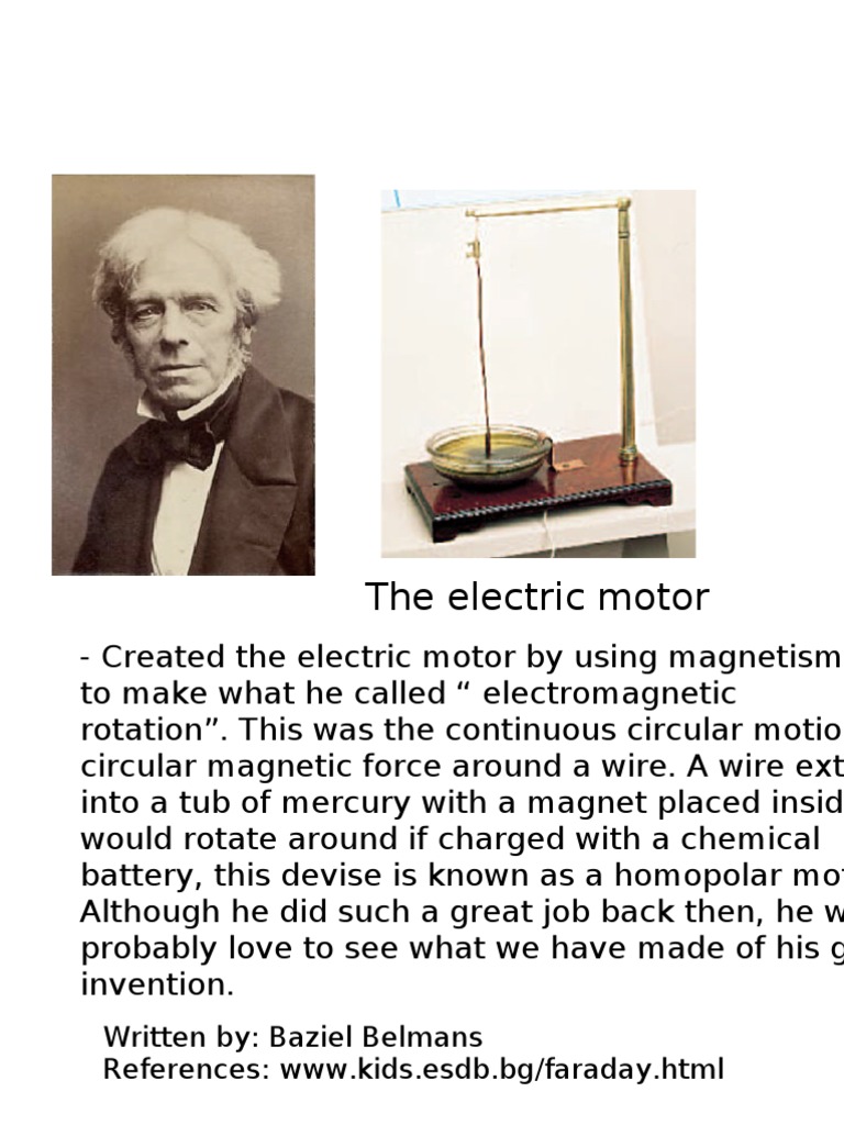 Electric Motor and Electromagnetic Rotation | PDF