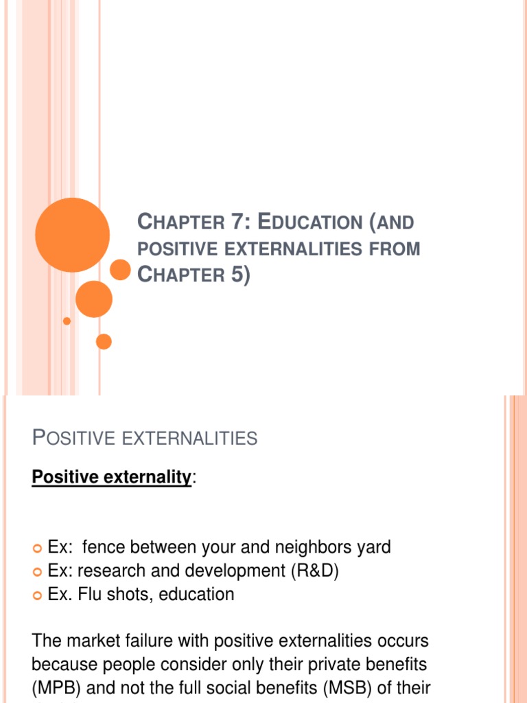 Positive Externalities in Education | PDF | No Child Left Behind Act ...