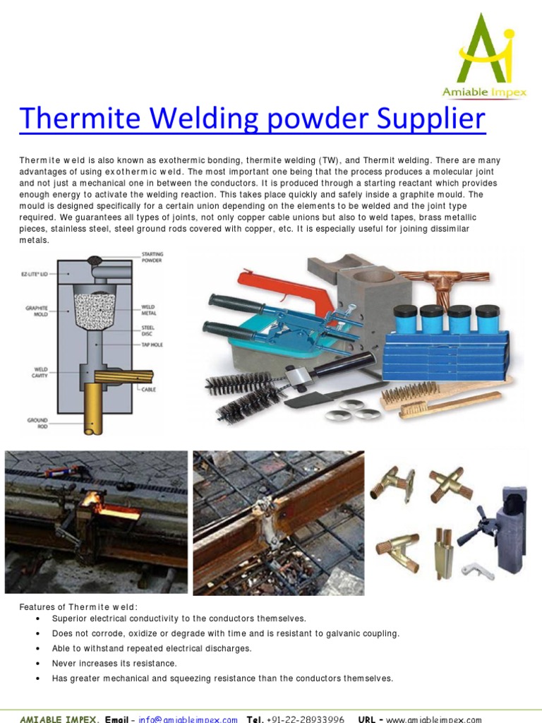 Thermite-Welding-Powder-Supplier.pdf. | Industries | Metals