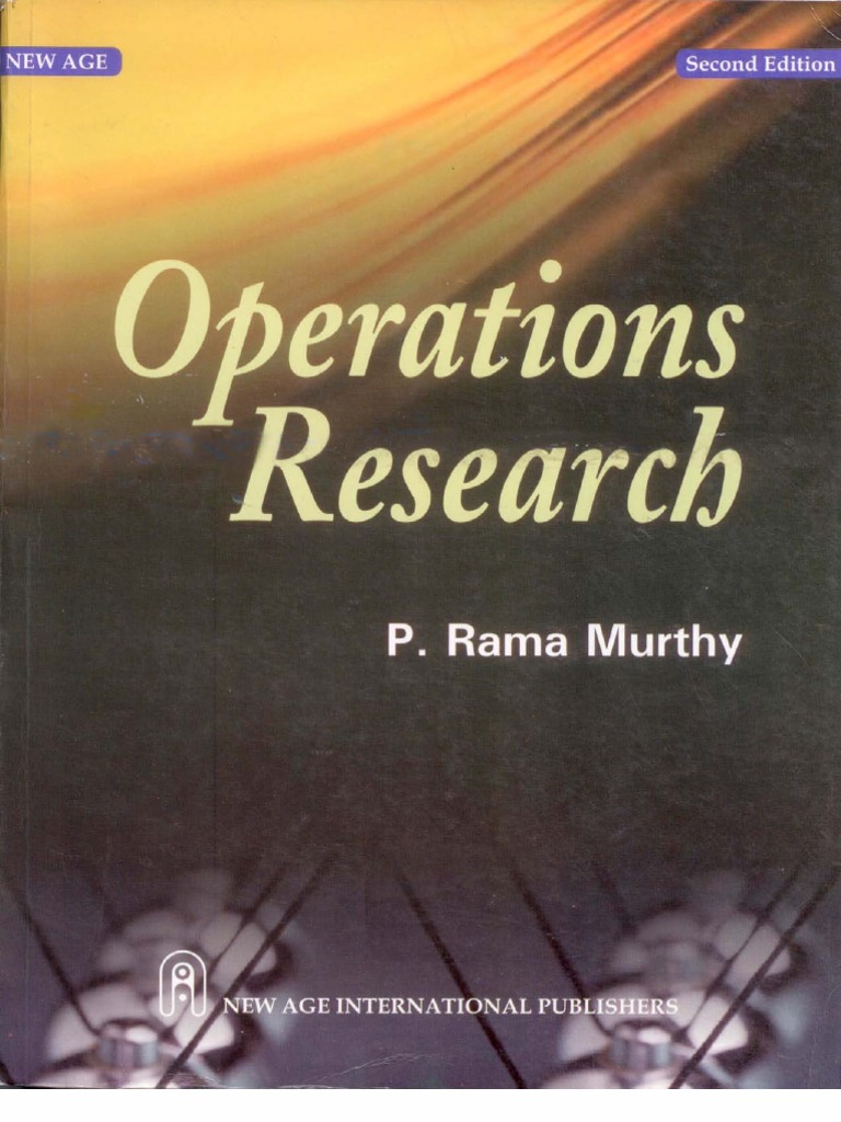Operation Research | PDF