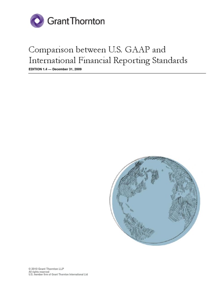 Us Gaap Ifrs Comparison | PDF | International Financial Reporting ...