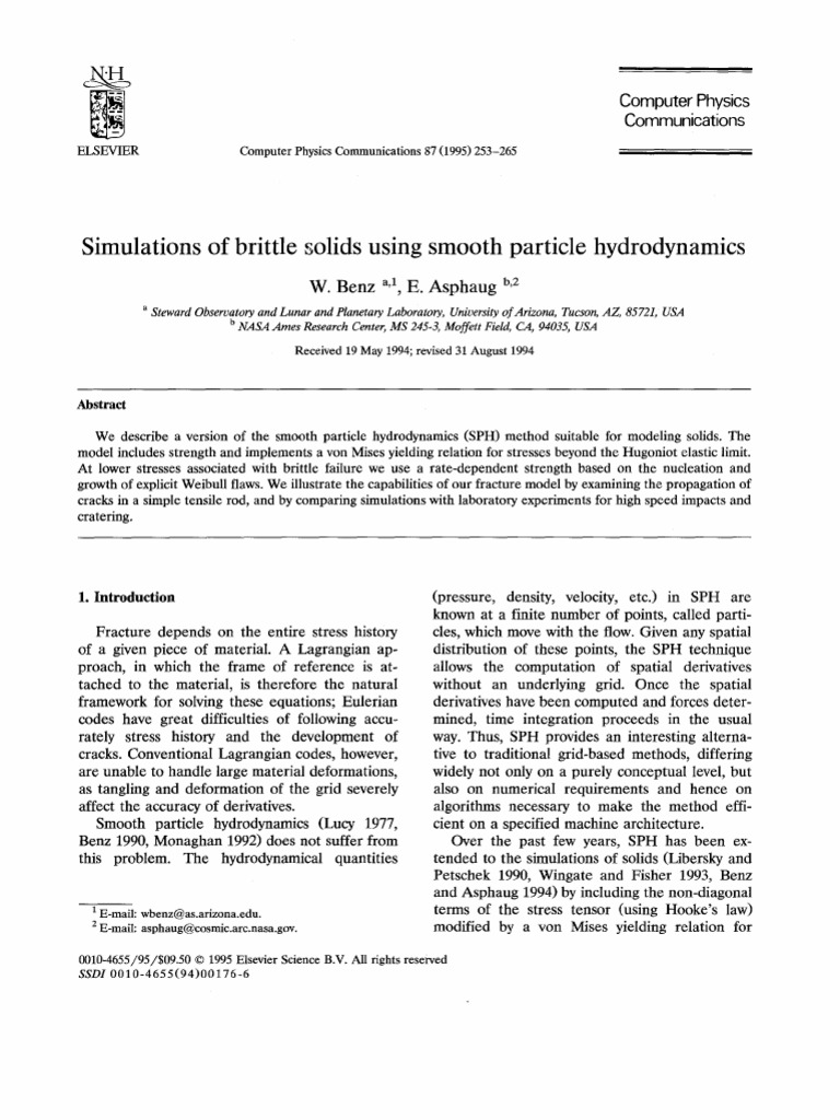 Simulation of Brittle Solids | PDF | Fracture | Yield (Engineering)