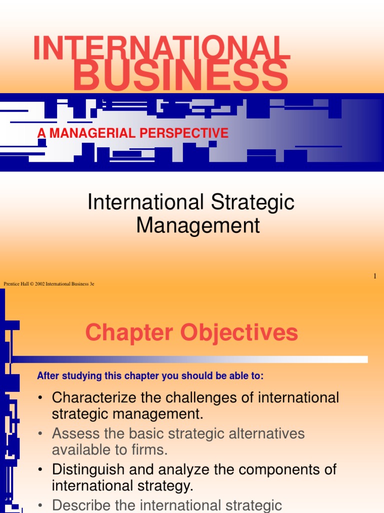 International Strategic Management | PDF | International Business ...