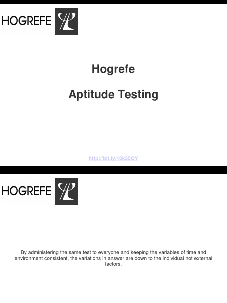 Aptitude Testing - Hogrefe | PDF