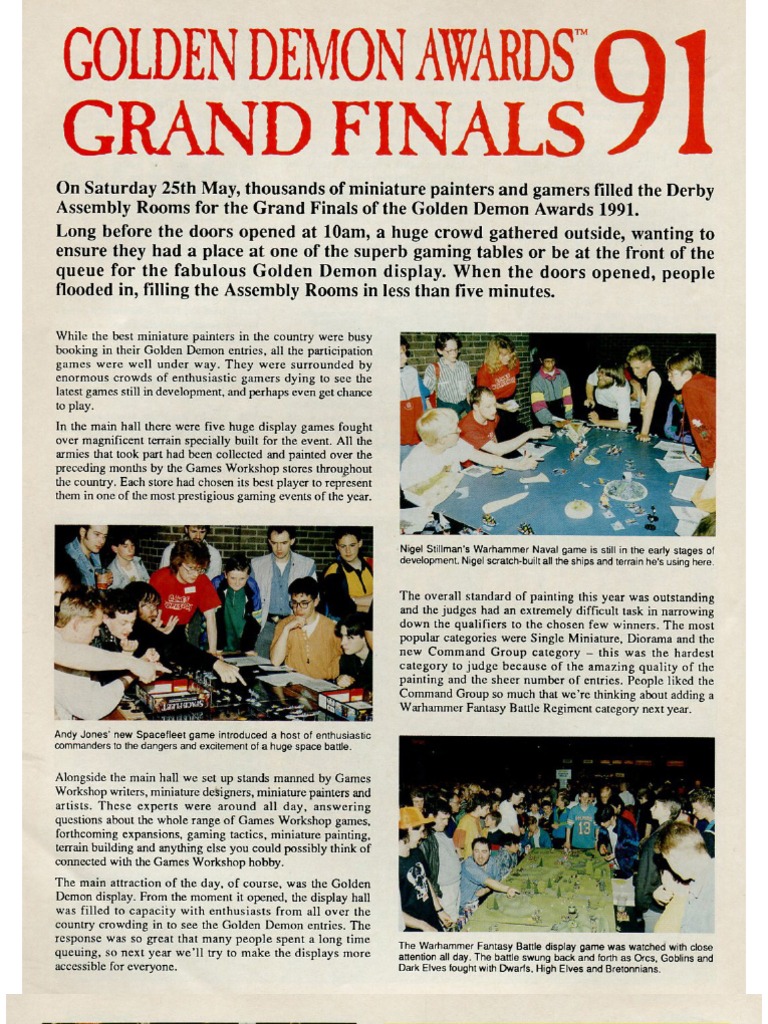 Golden Demon 1991 | PDF