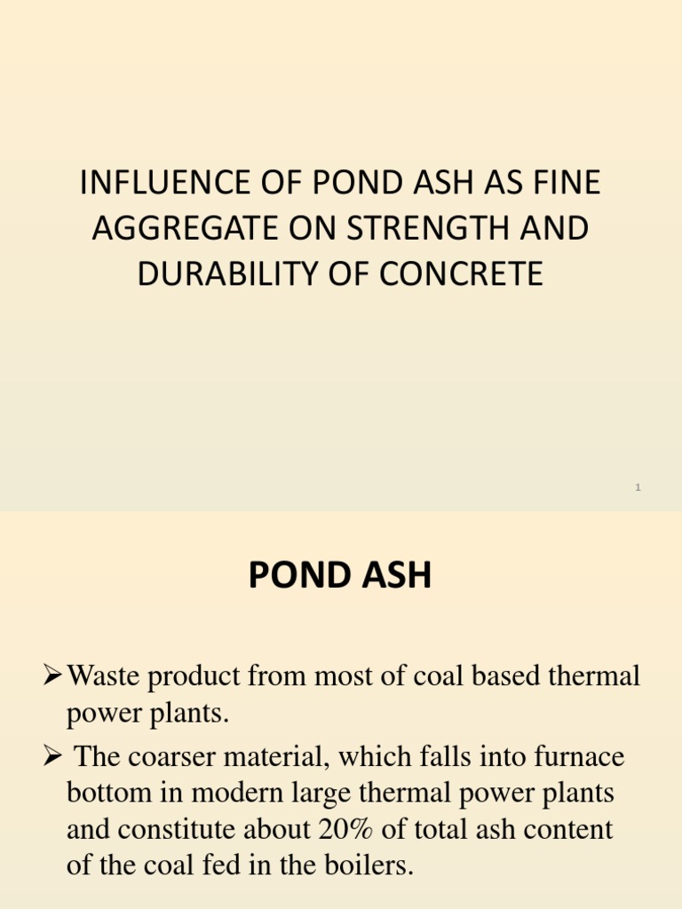 Pond Ash Concrete | Manmade Materials | Concrete | Free 30-day Trial ...