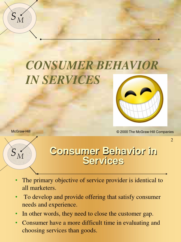 Customer Behaviour in Services | PDF | Mc Graw Hill Financial ...