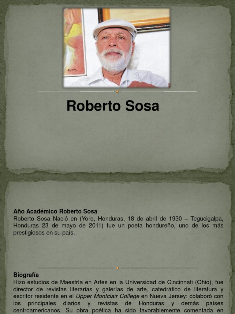 Roberto Sosa | PDF | Clásicos