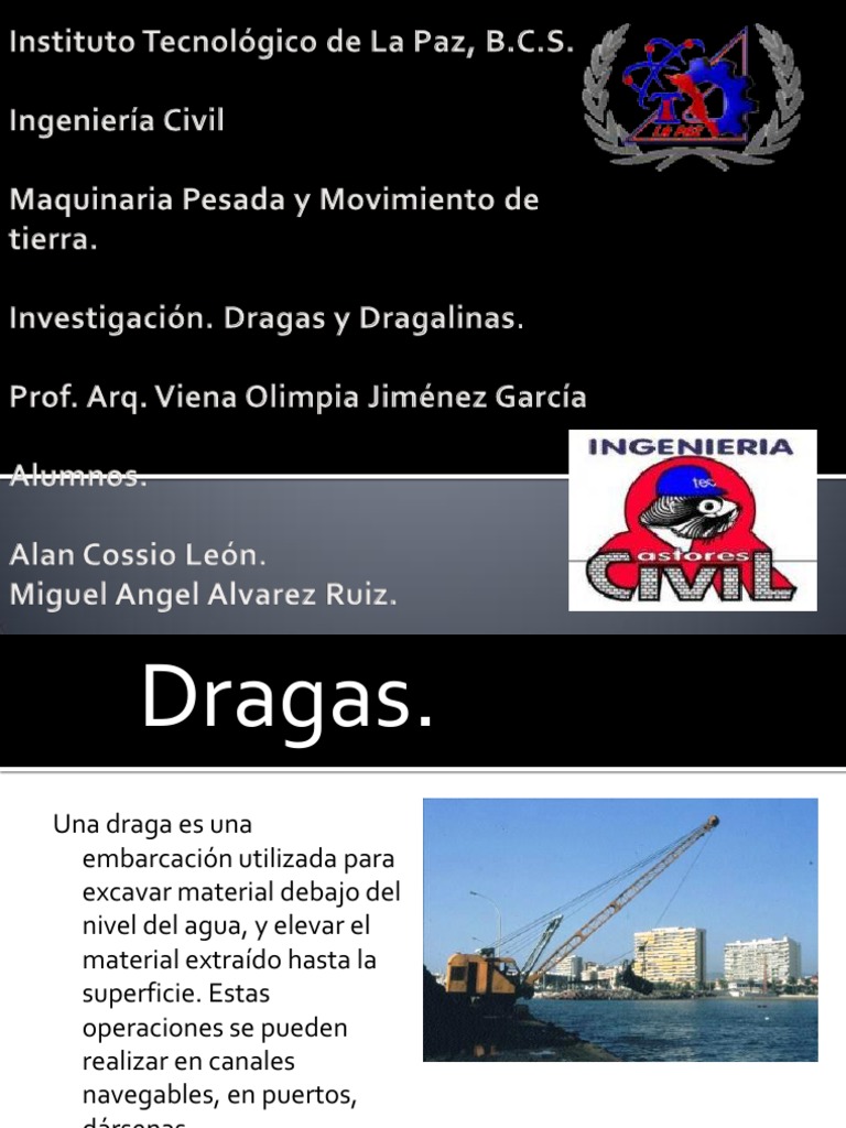 Dragalina. | Dragado | Ingeniería