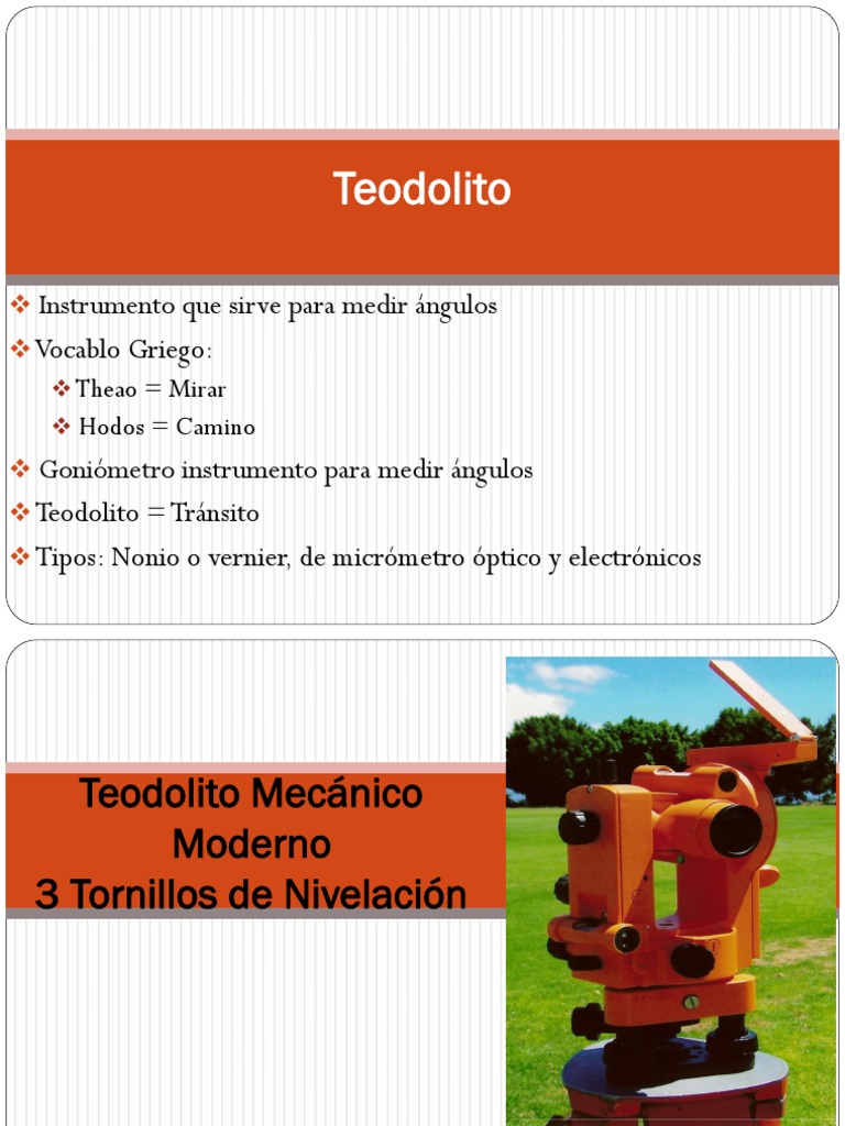 Teodolito 4T30N YOM3&2011 | PDF | Herramientas | Equipo