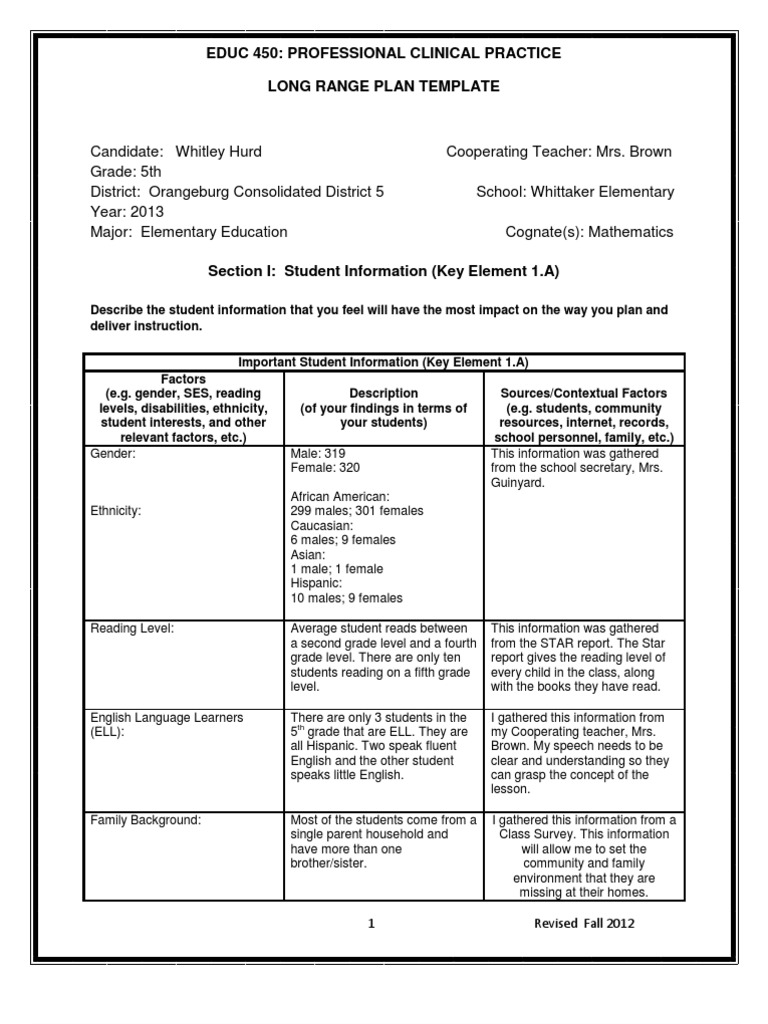 Long Range Plan | PDF | Educational Assessment | Physical Education